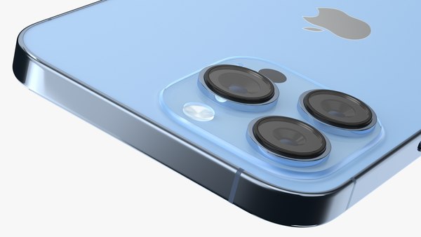 Apple iPhone 13 Pro Pacific Blue 3D model - TurboSquid 1749160
