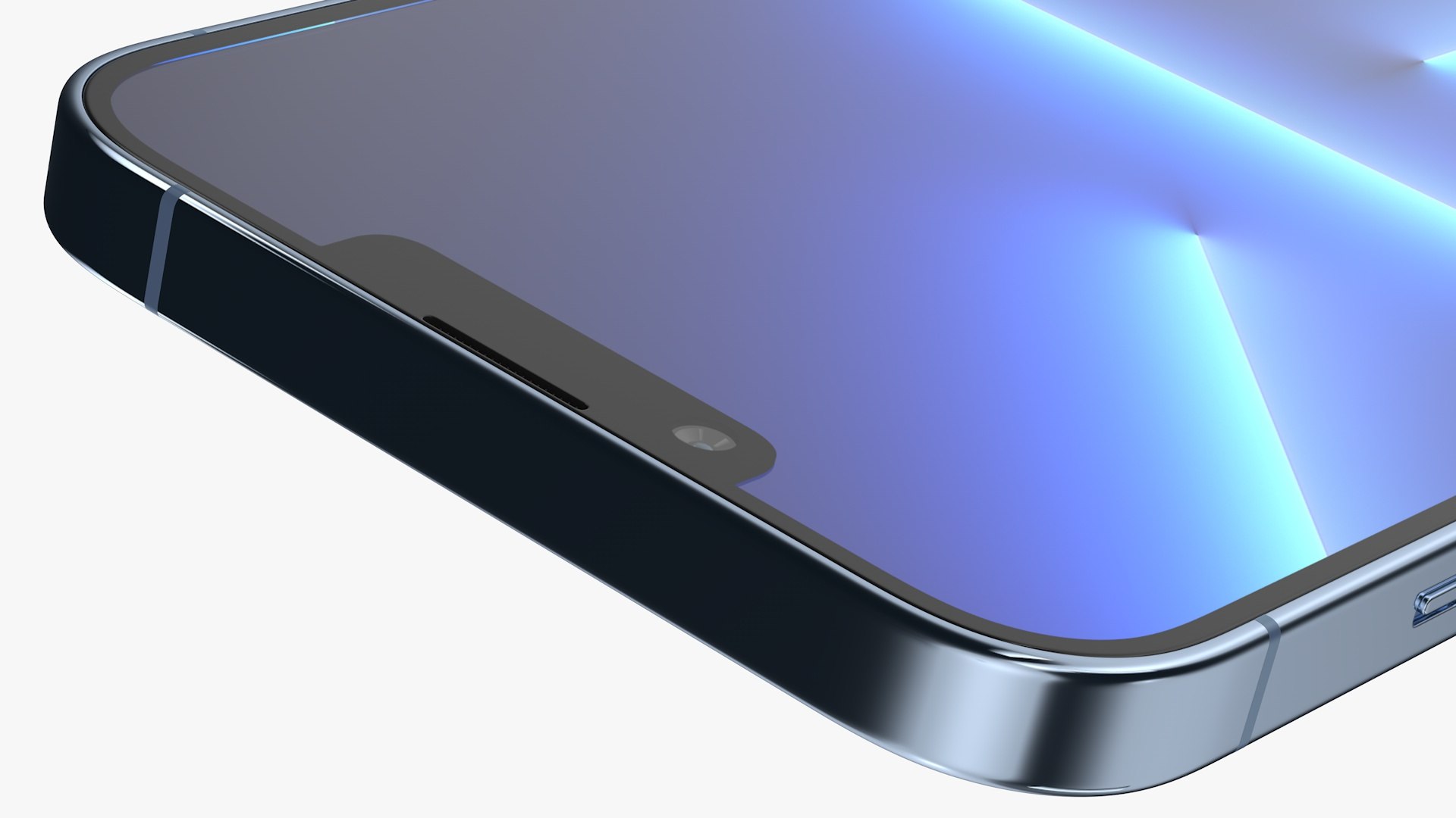 Apple iPhone 13 Pro Pacific Blue 3D model - TurboSquid 1749160