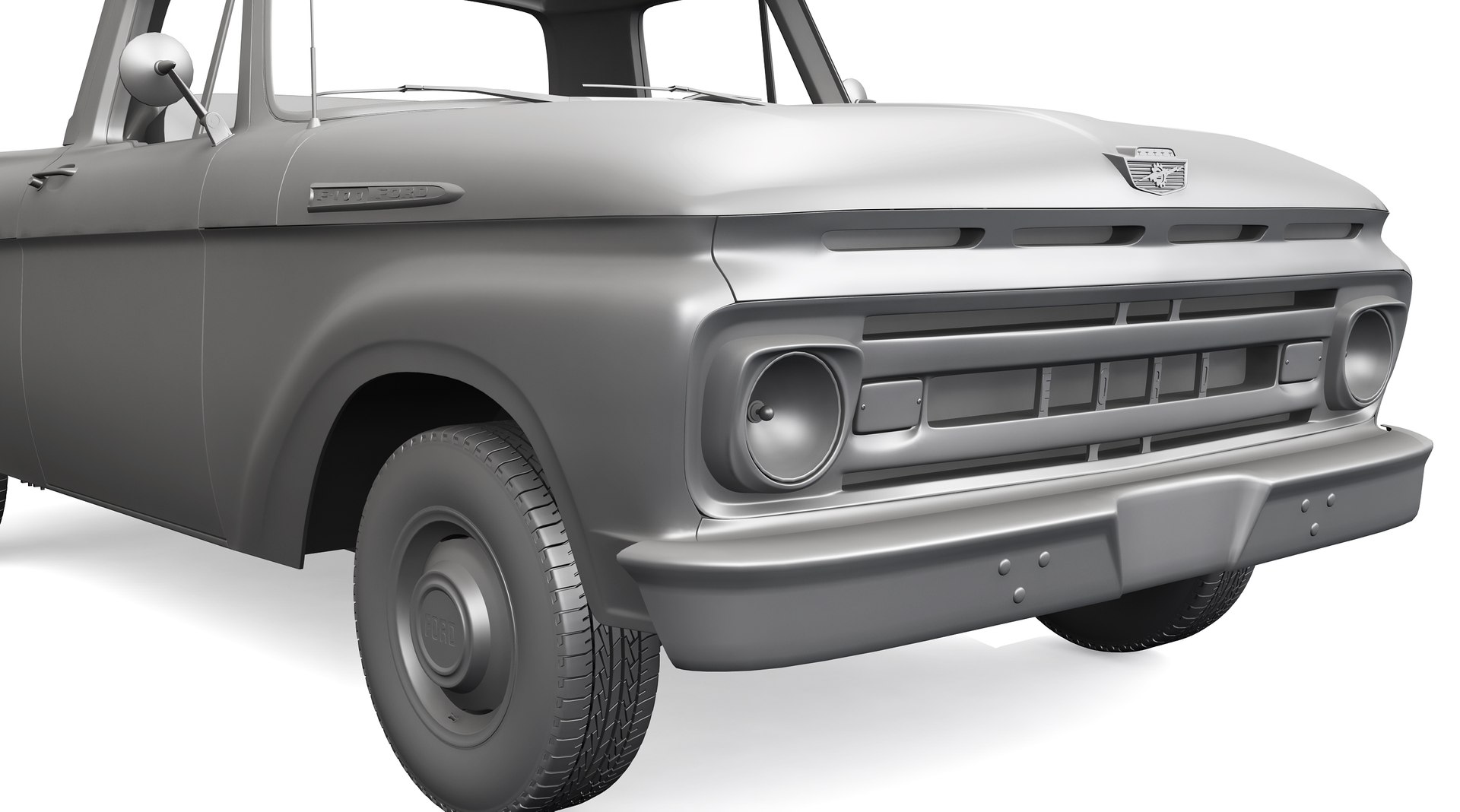 3D F100 1961 Model - TurboSquid 1571881