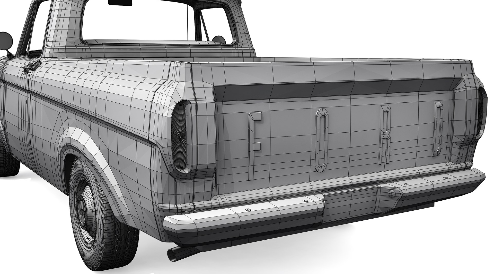3D F100 1961 Model - TurboSquid 1571881