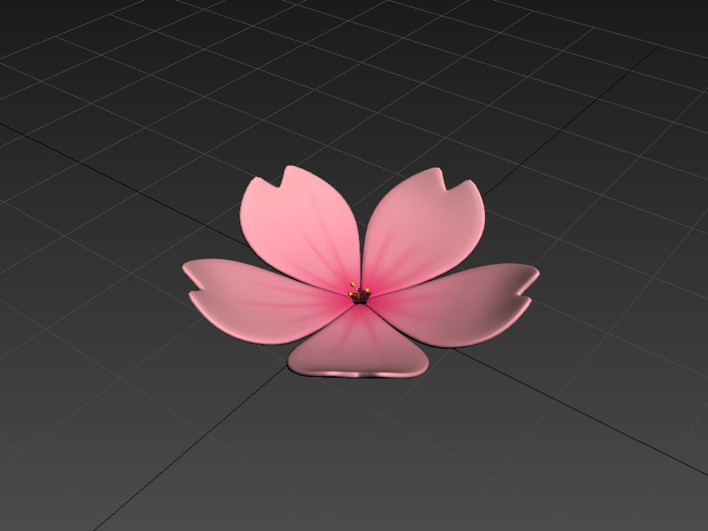 Sakura Flower 3D Model - TurboSquid 1472702