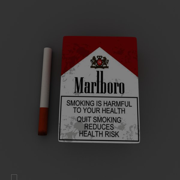modelo 3d Marlboro cigarette pack - TurboSquid 2006304