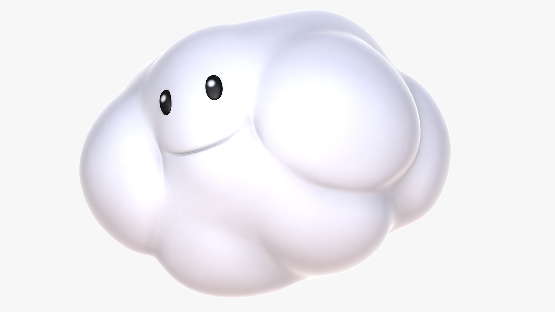 Lakitu Cloud - Super Mario 3D Model - TurboSquid 1561395