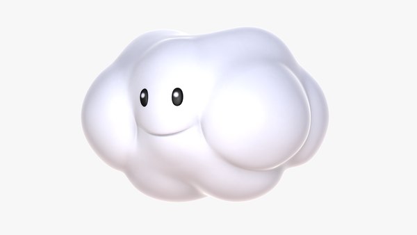 Lakitu cloud - super mario 3D model - TurboSquid 1561395