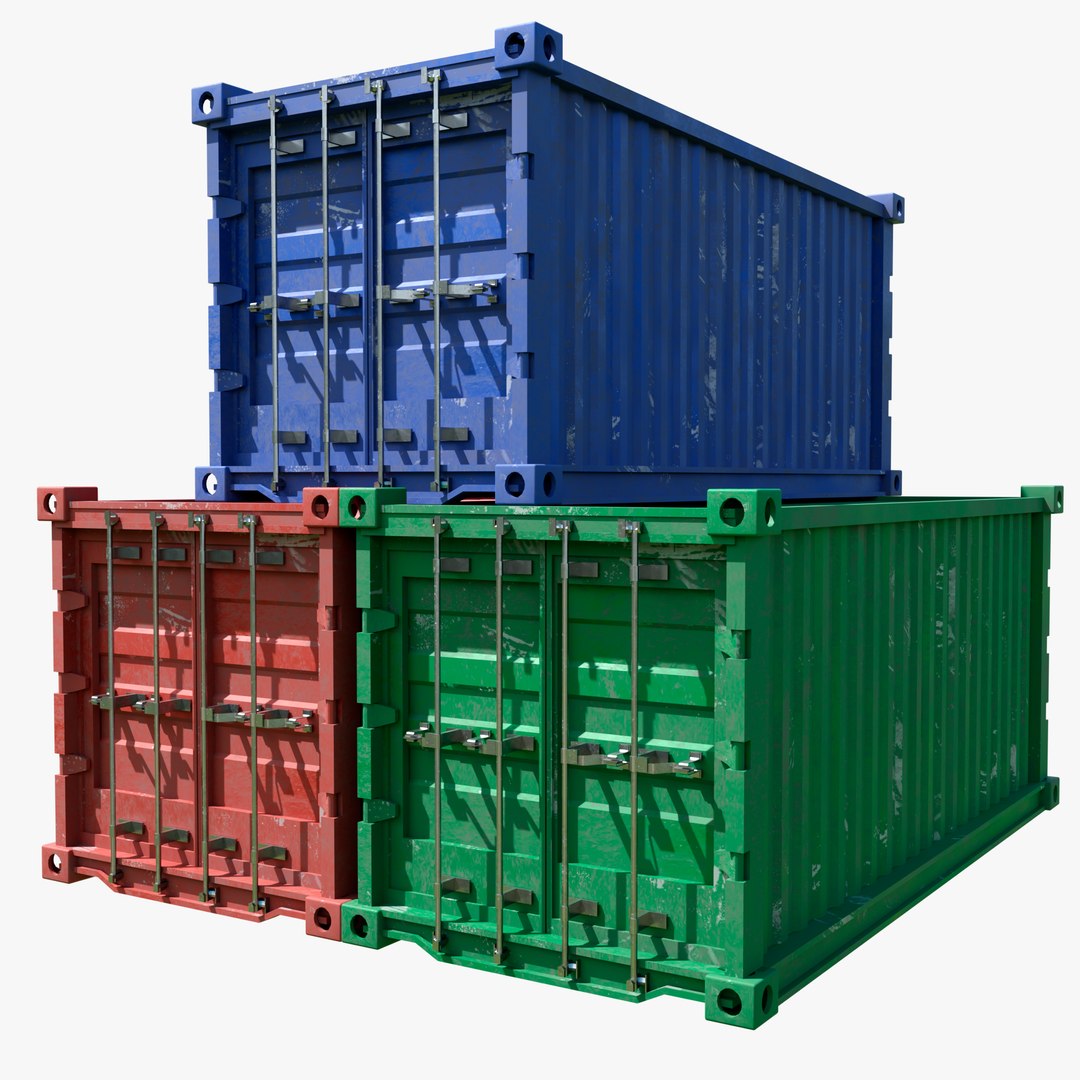 3D Model Cargo Container PBR Textures Collection - TurboSquid 2309312