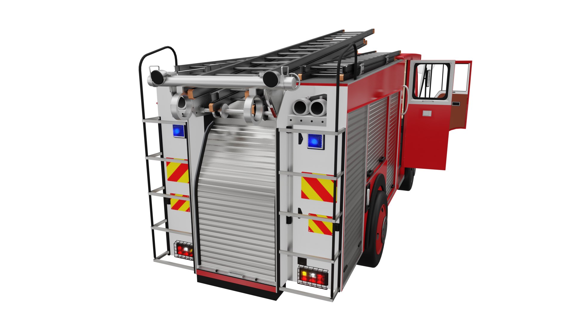 Dodge Renault Saxon Fire Engine Model - TurboSquid 2222717