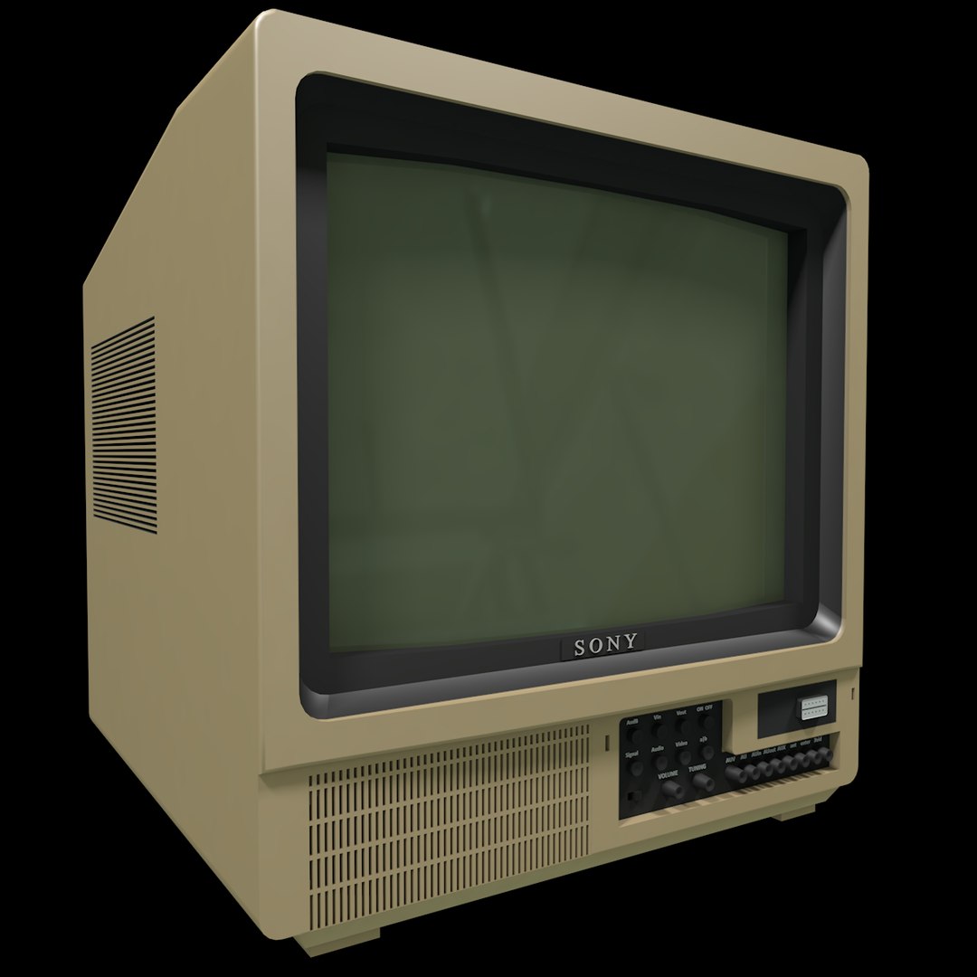 C4d Old Tv Sony