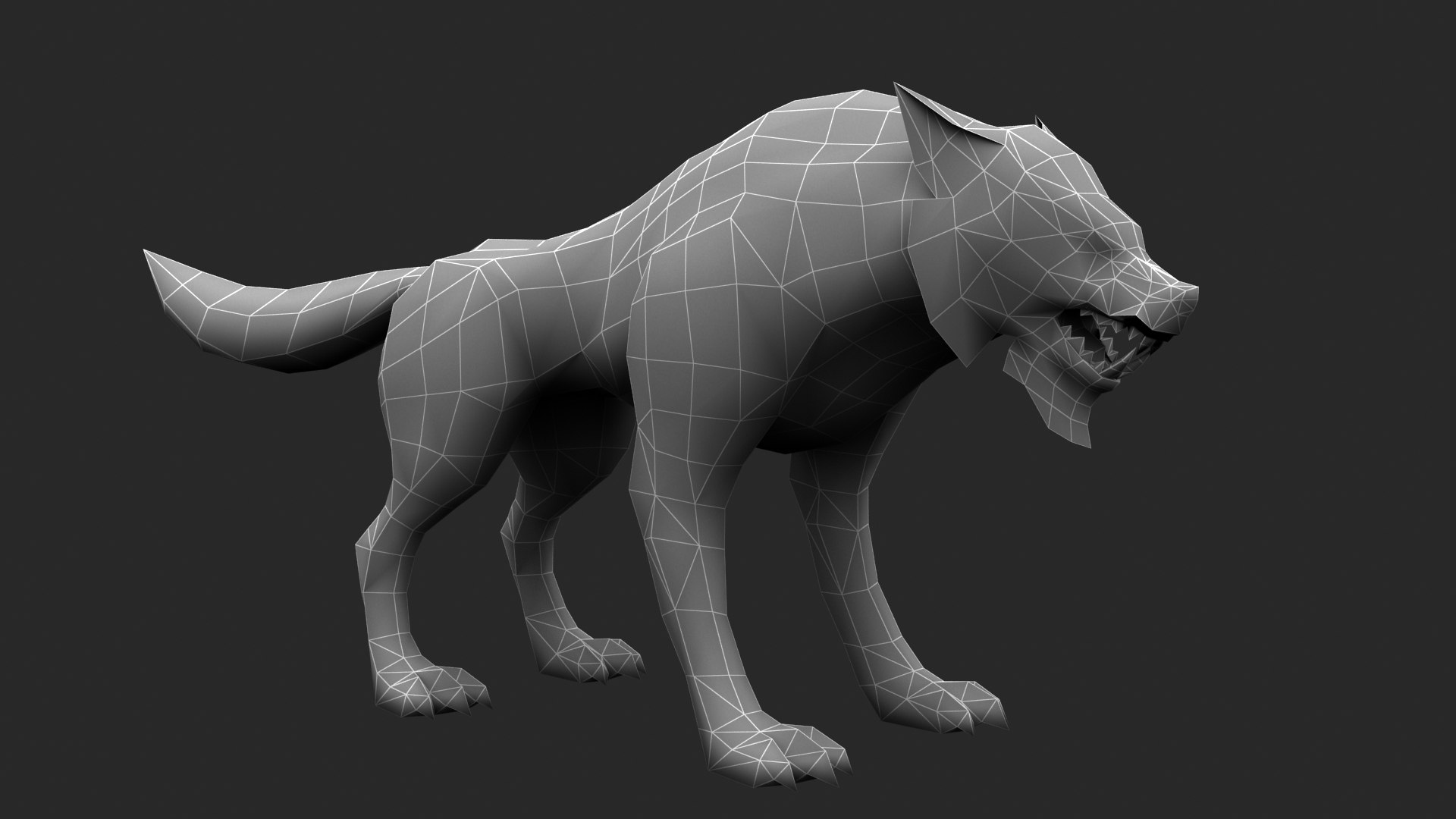 3D Animated Wolf - TurboSquid 2190946