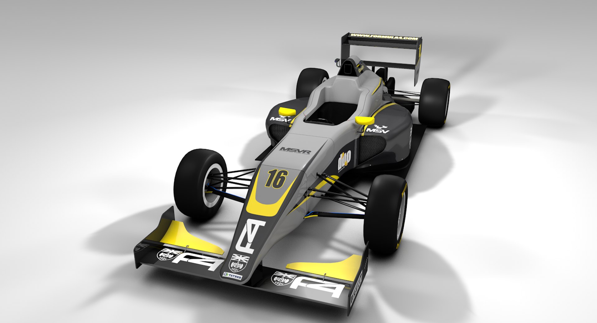 Formula 3 3D Model - TurboSquid 1351239