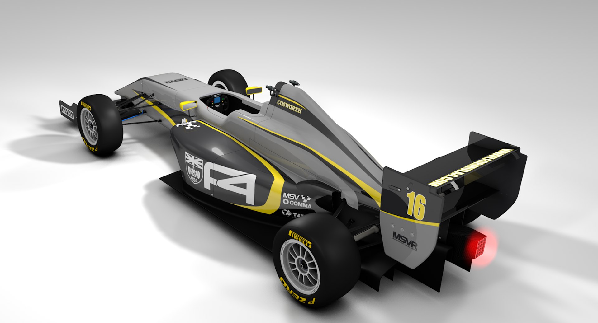 Formula 3 3D Model - TurboSquid 1351239