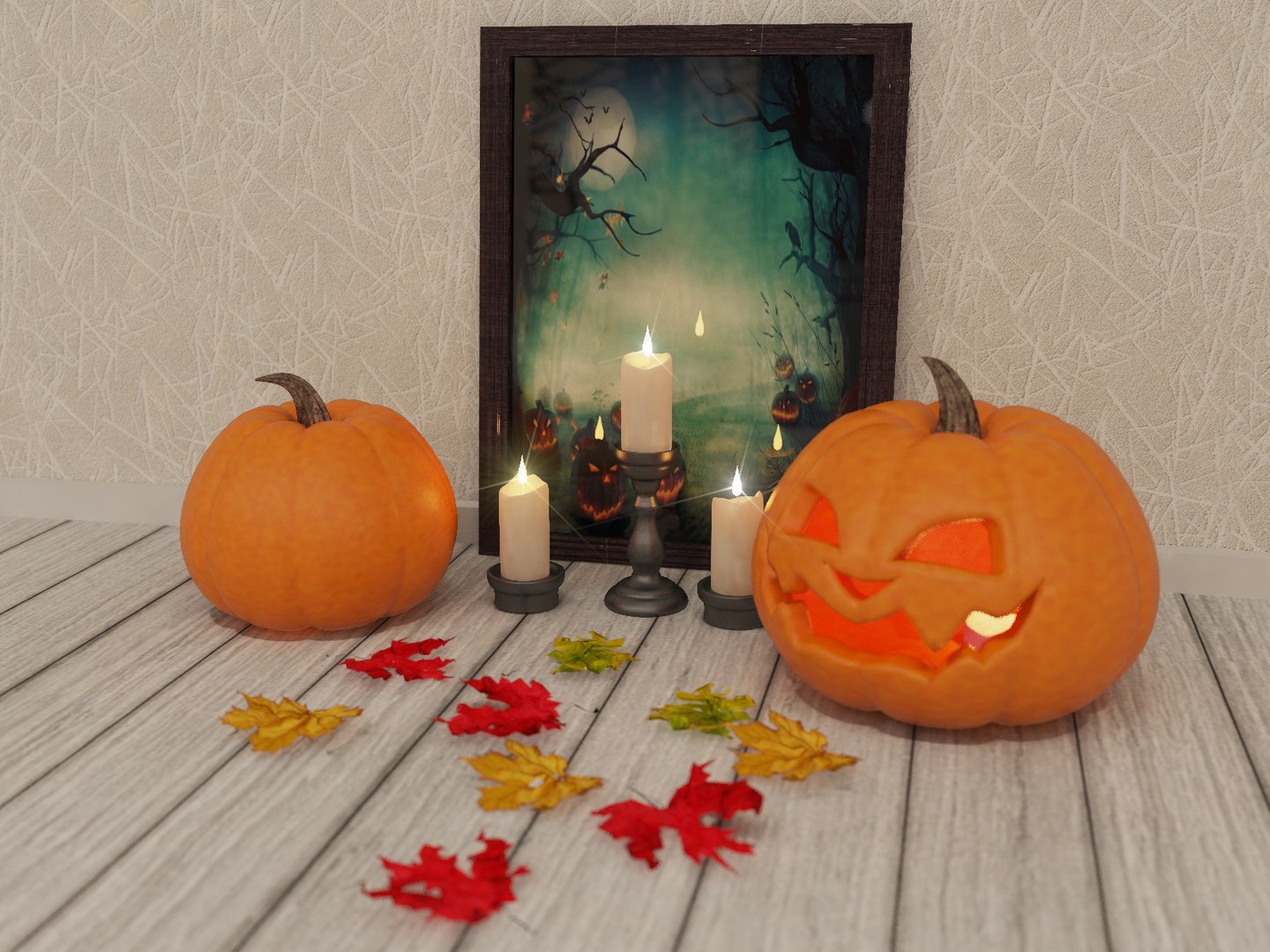 Maya Halloween Decorative Set
