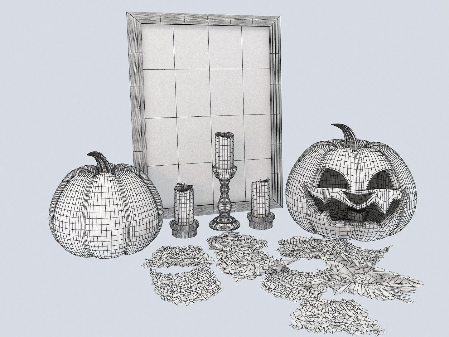 Maya Halloween Decorative Set