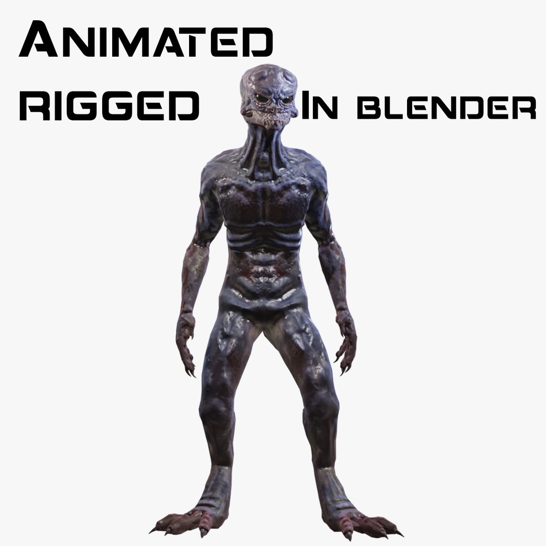 3D Creature Alien Scary - TurboSquid 1663596