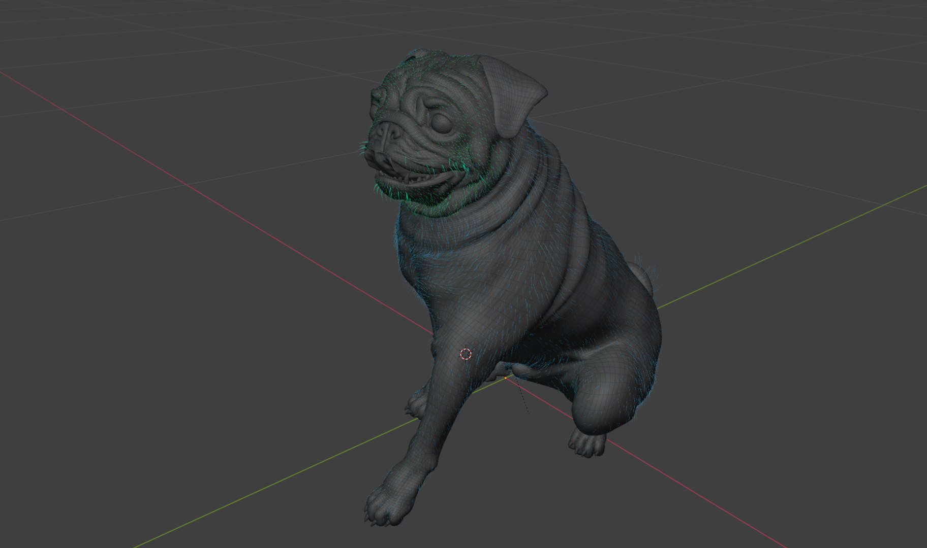 3D Pug Rigged Blender Model - TurboSquid 2340257