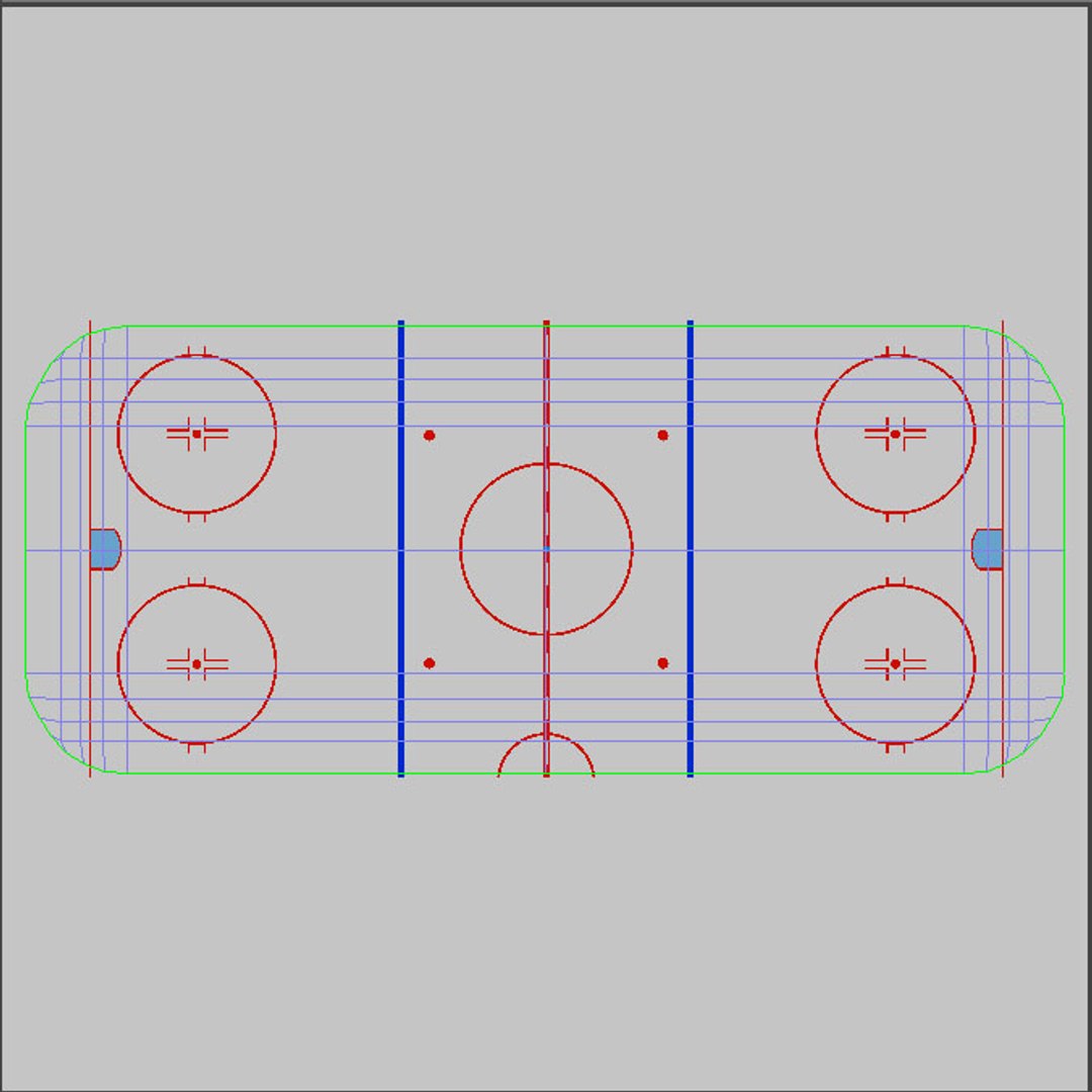 3d Hockey Rink Model