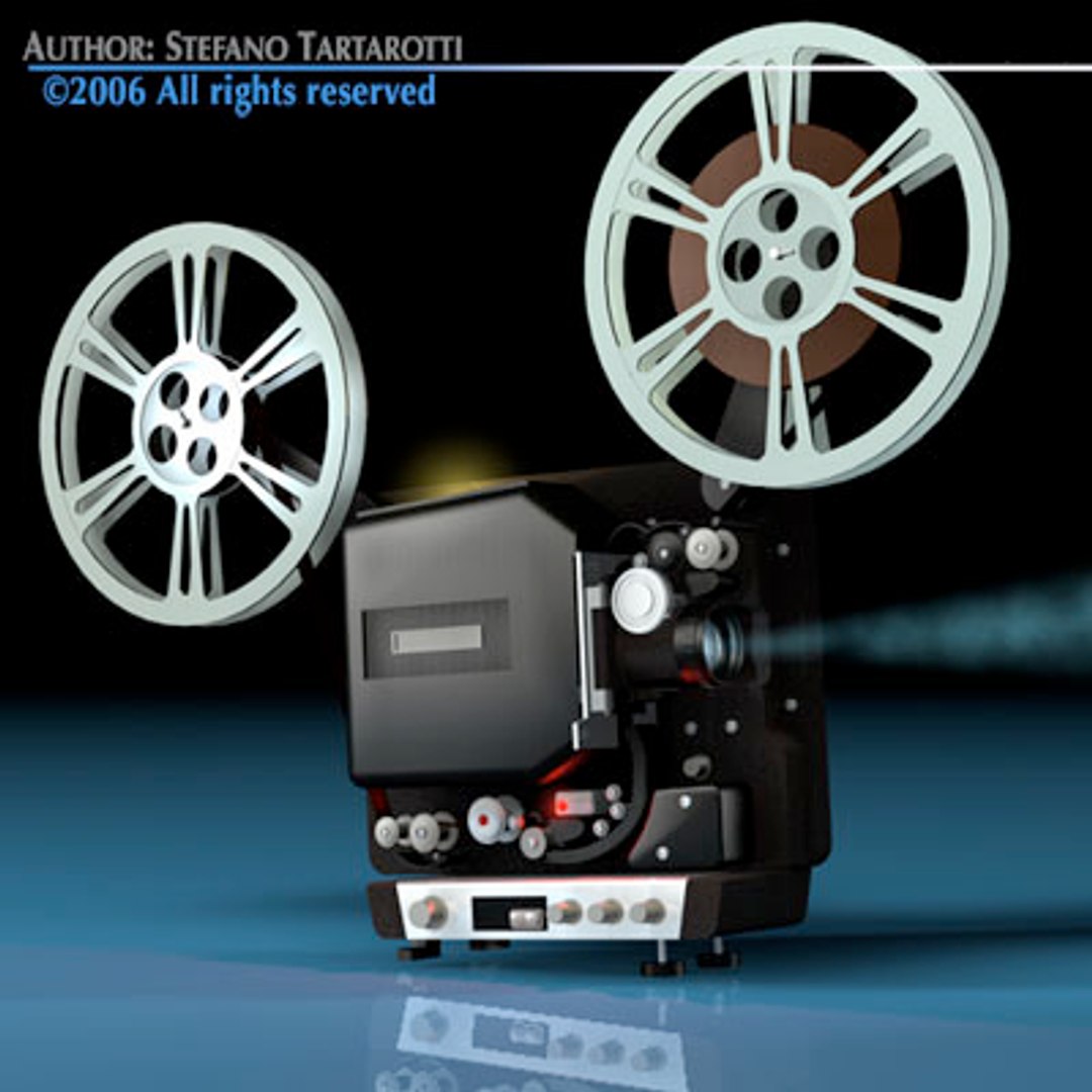 Film Projector 3d Model