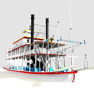 Steamboat 3D Models for Download | TurboSquid
