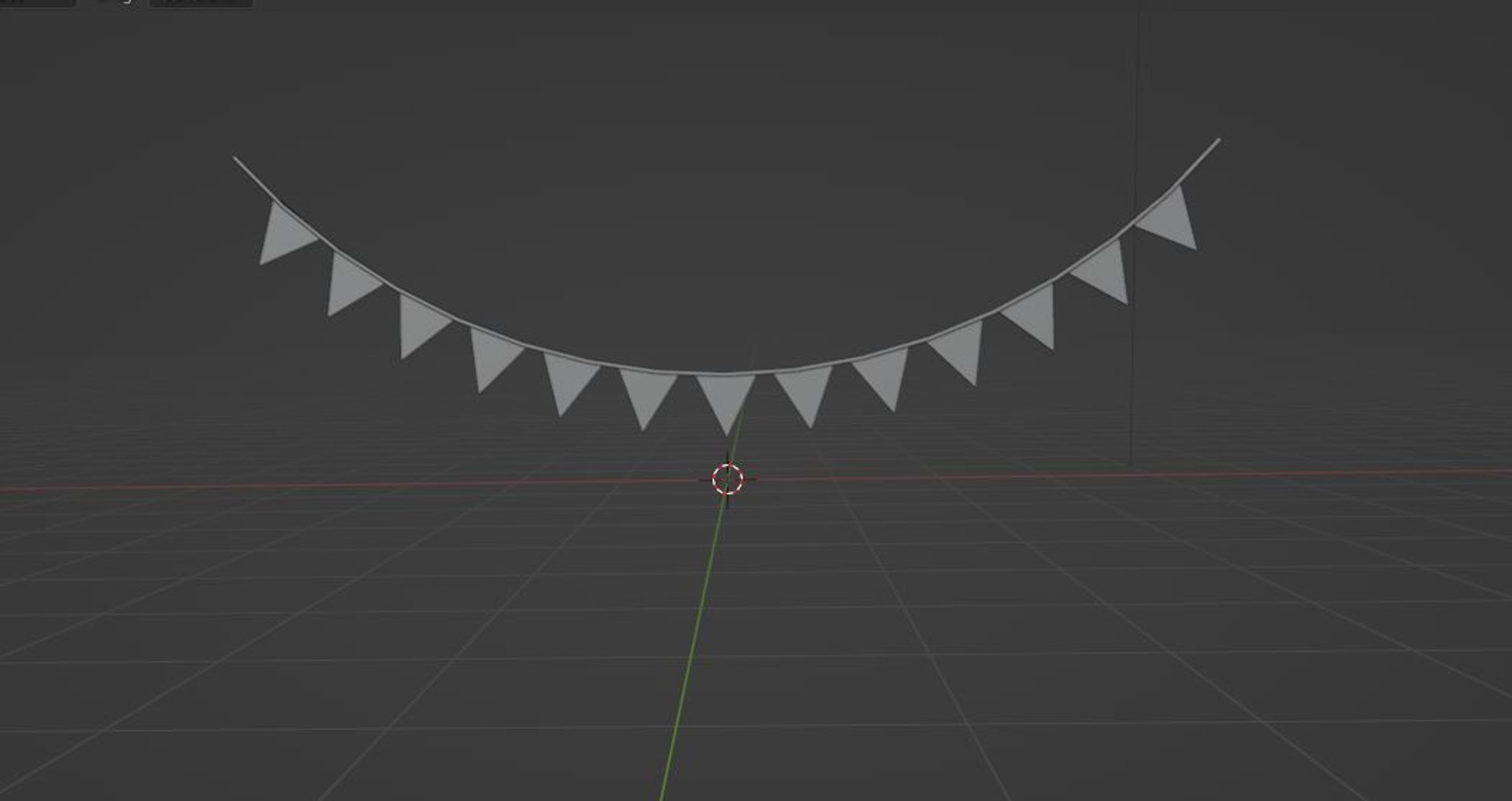 3D Rainbow Pennant Garland 3D Model - TurboSquid 2355910