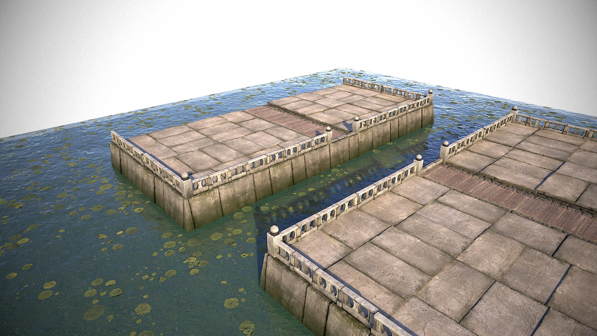 Modular Embankment model - TurboSquid 1814029