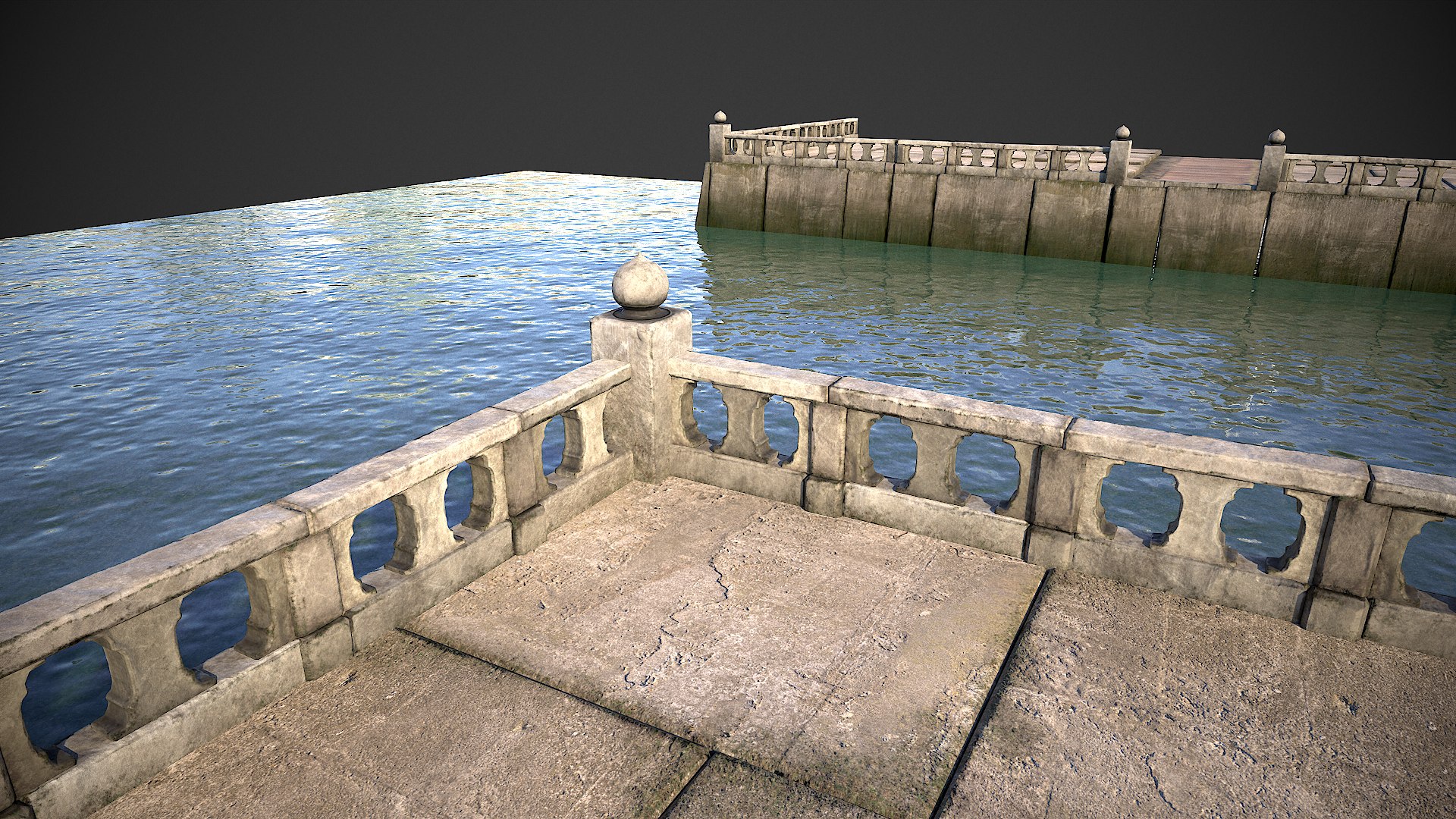 Modular Embankment Model - TurboSquid 1814029