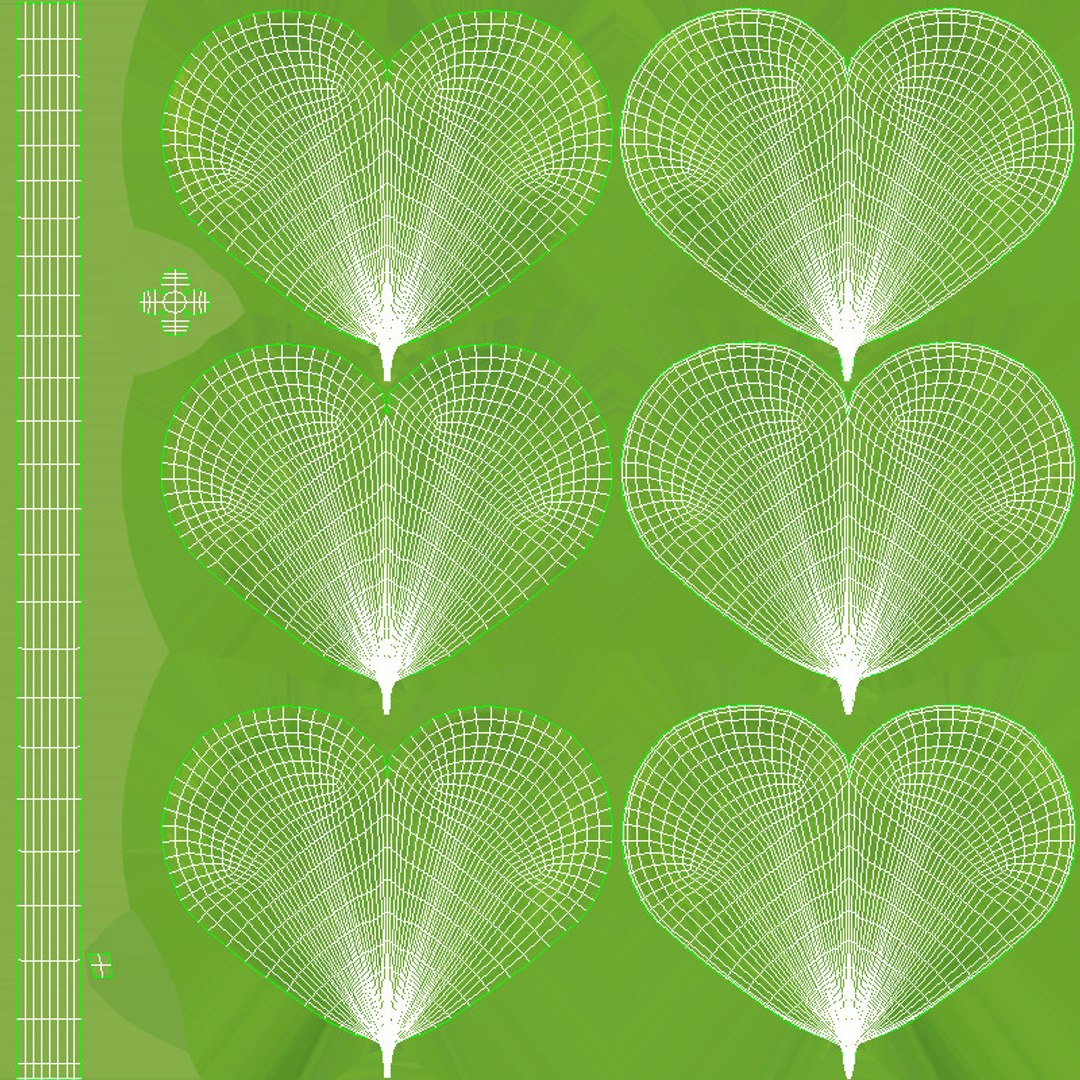 Clover----single-laying 3d Model