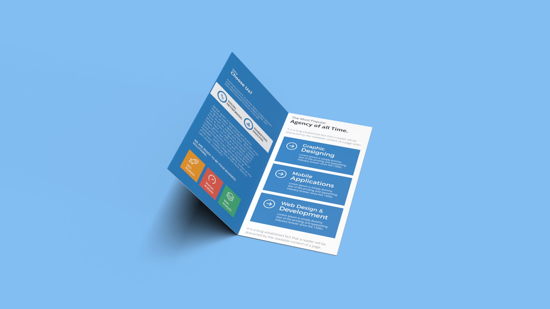 Folded Leaflet 3D Model - TurboSquid 1511522