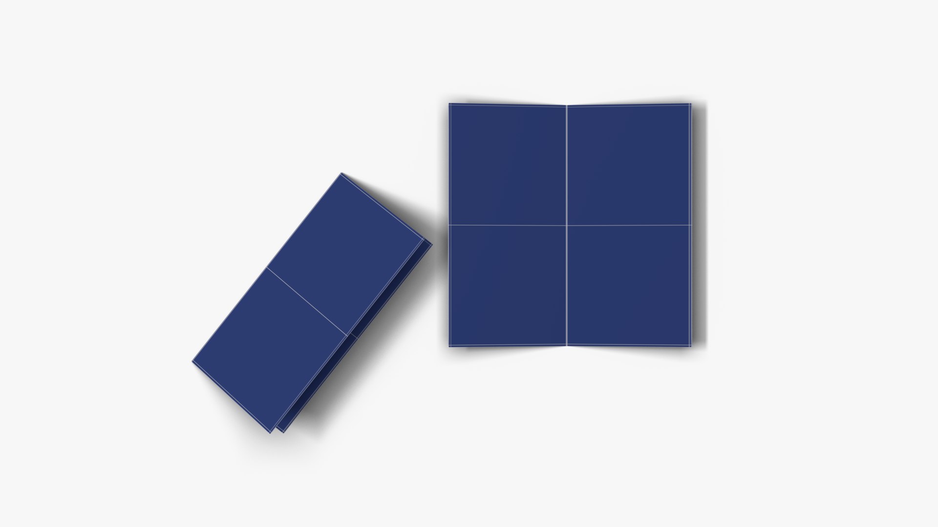 Folded Leaflet 3D Model - TurboSquid 1511522