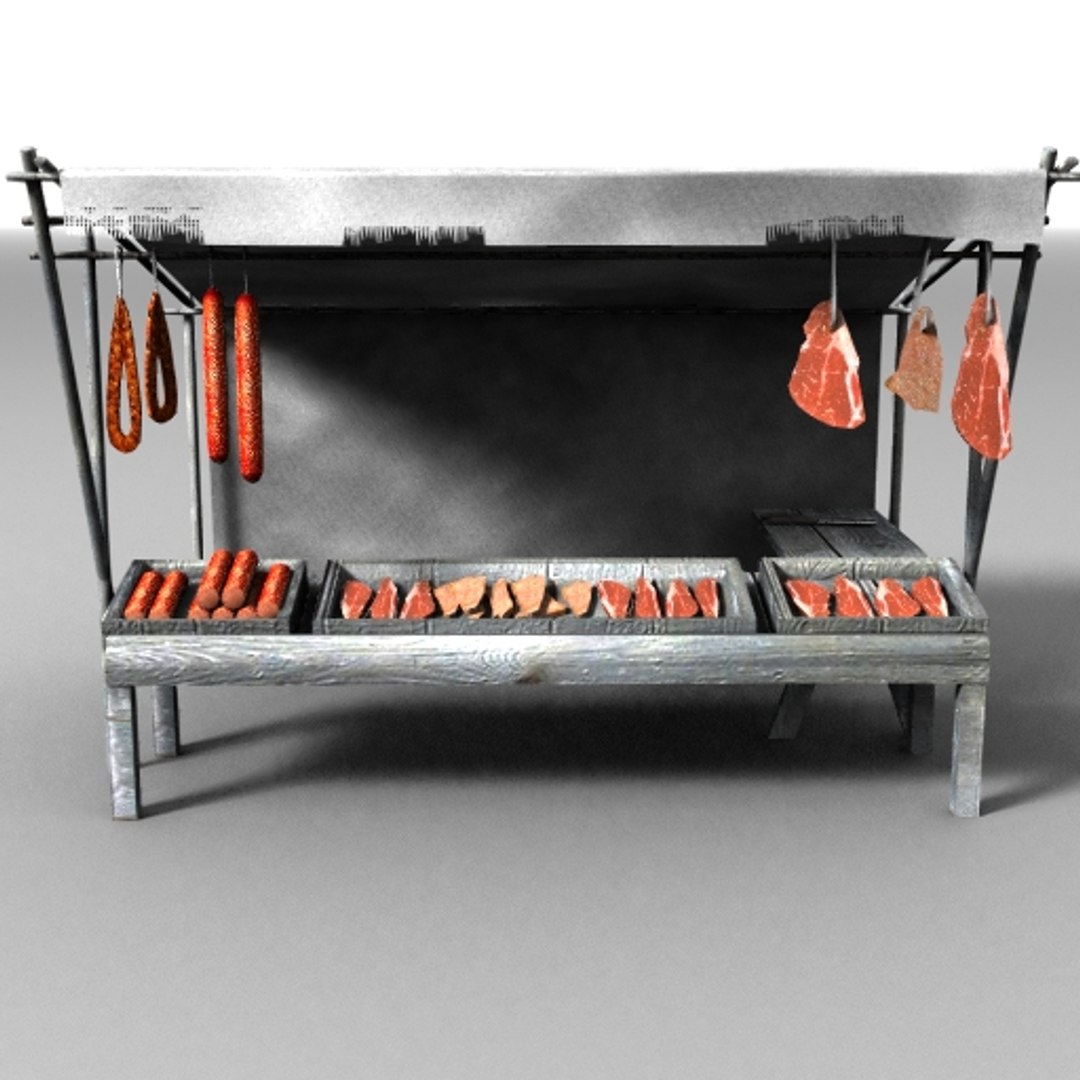 Marketplace Stall 3d 3ds