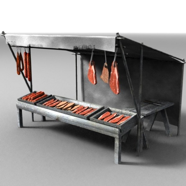 marketplace stall 3d 3ds