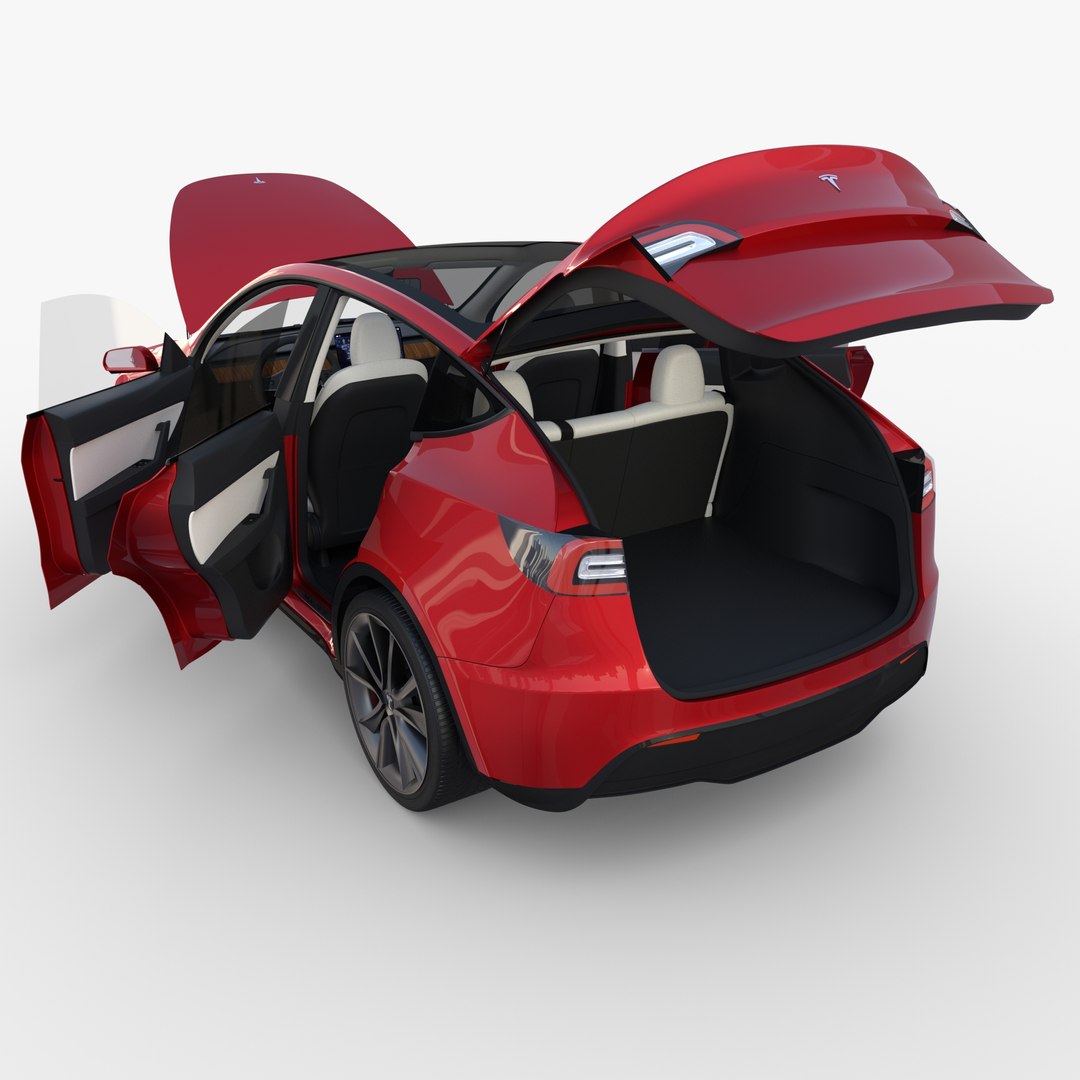 3D Model Tesla Y Interior - TurboSquid 1583967