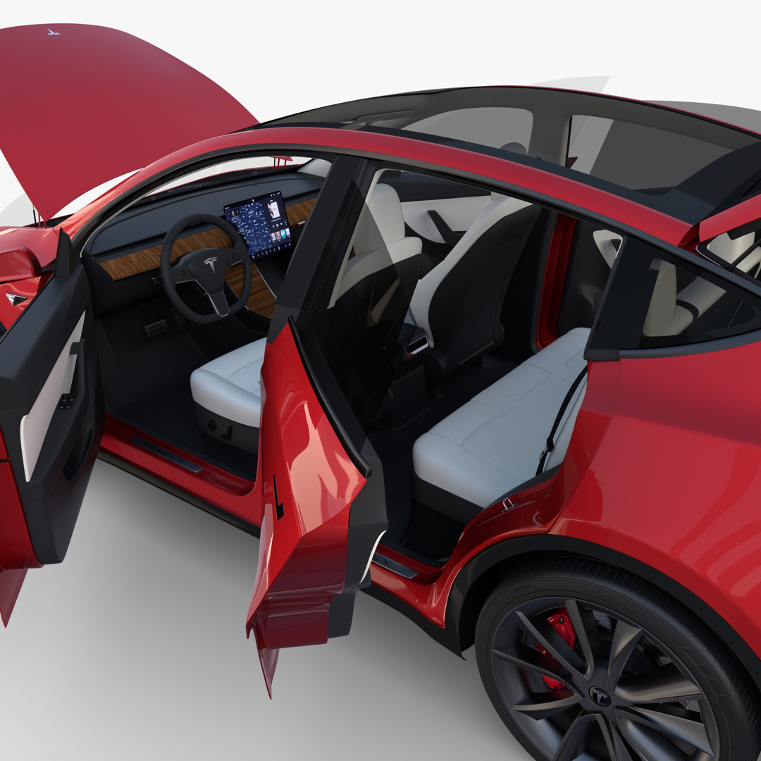 3D model tesla y interior - TurboSquid 1583967