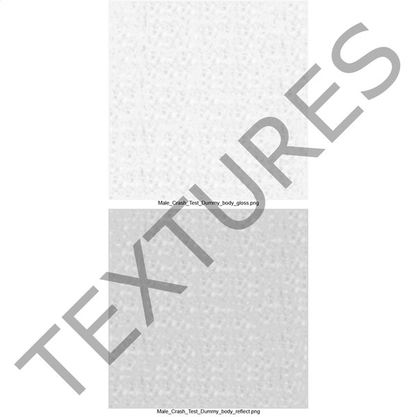 crash test dummy hand 3d model