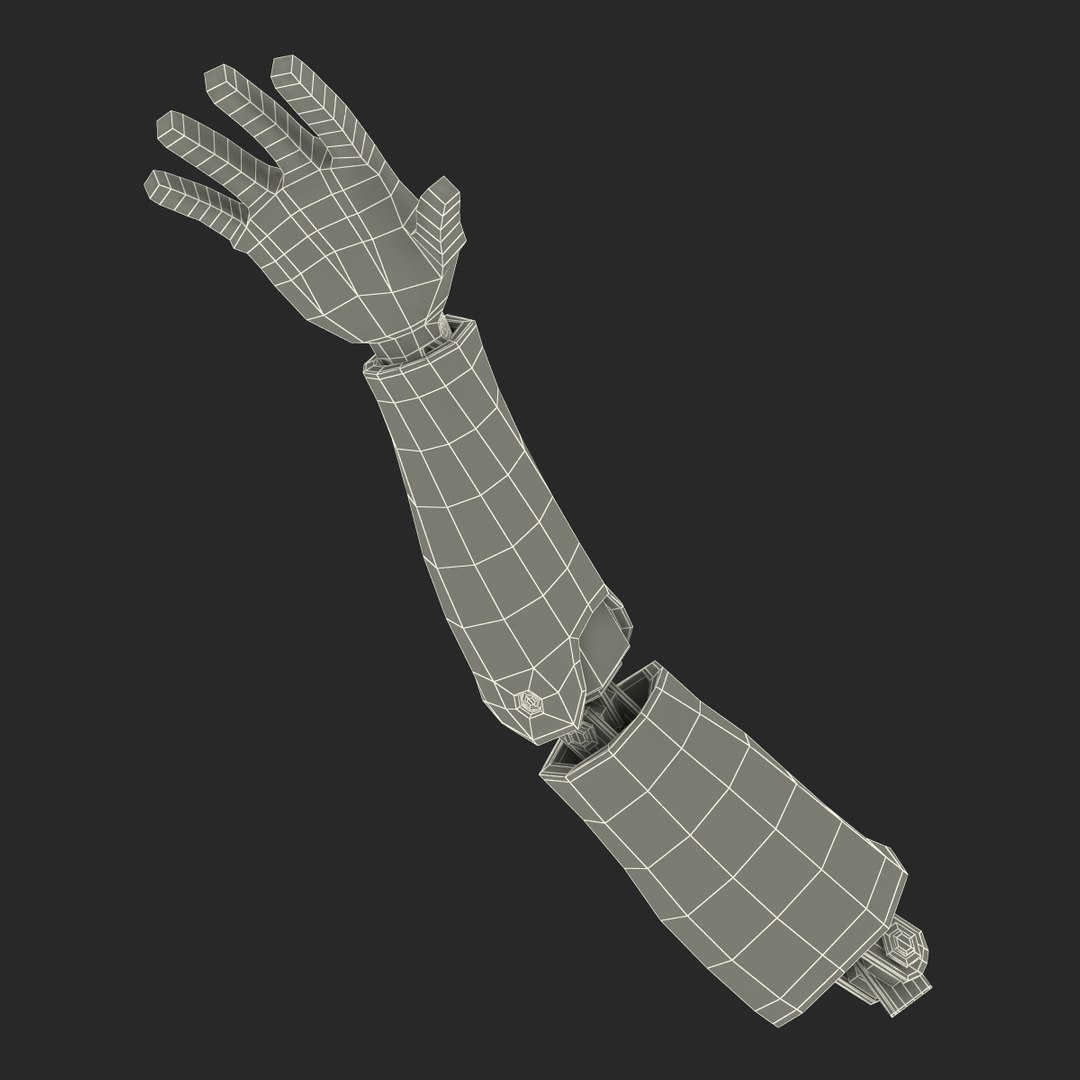 crash test dummy hand 3d model