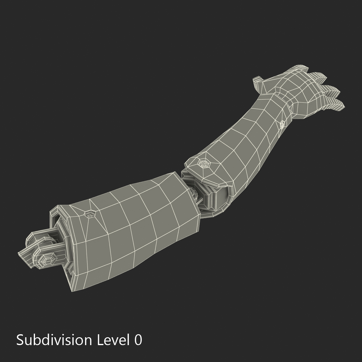 crash test dummy hand 3d model