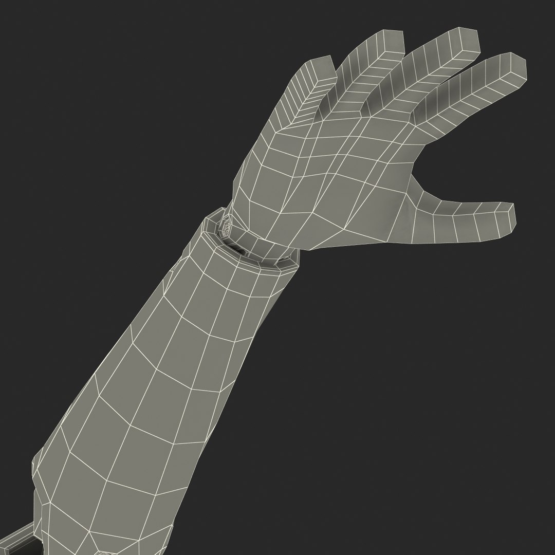 crash test dummy hand 3d model
