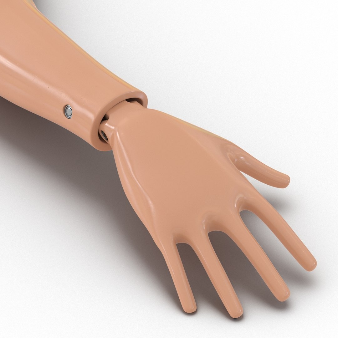 crash test dummy hand 3d model