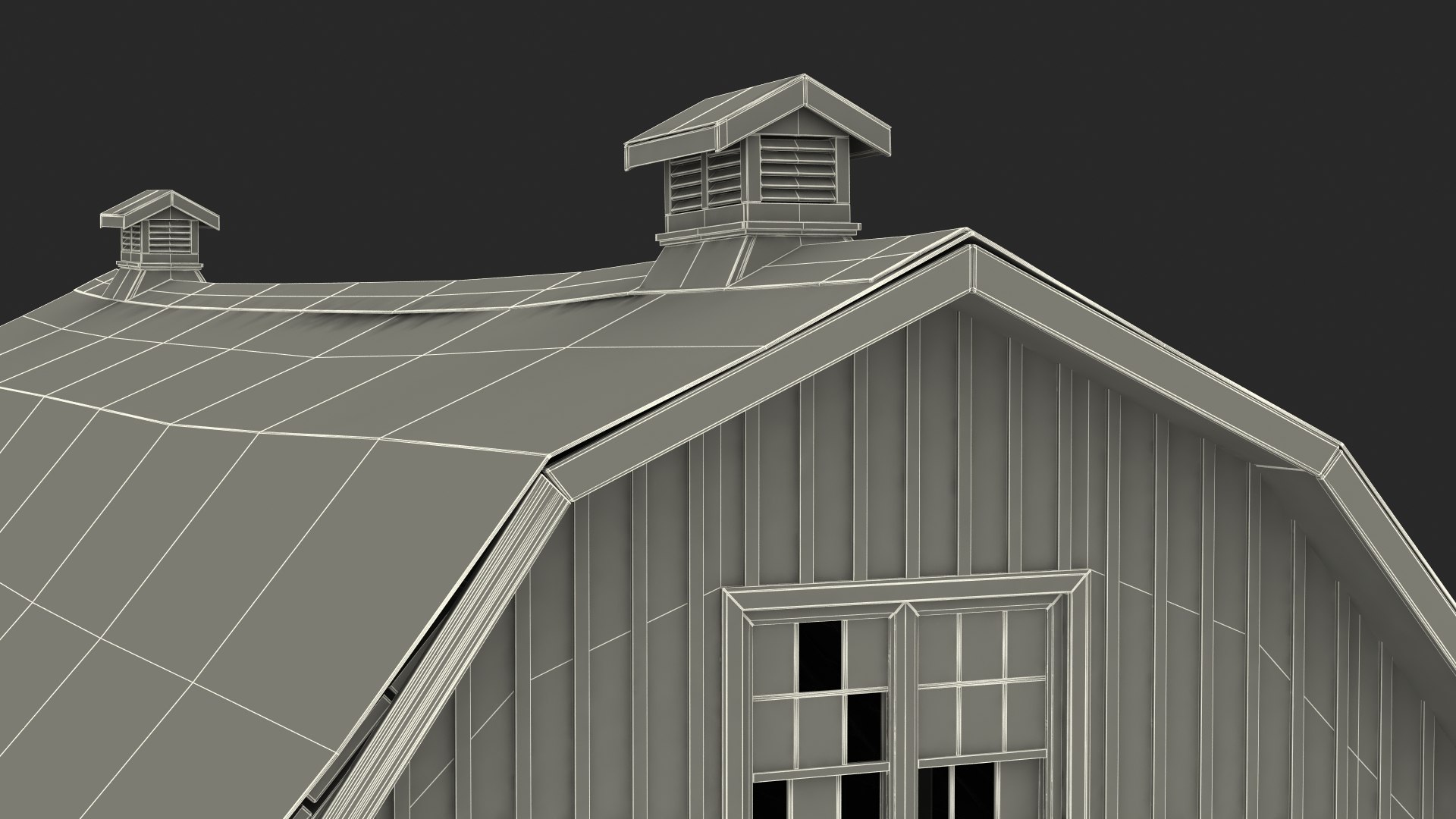 Old Abandoned Wooden Barn Model - TurboSquid 1627851