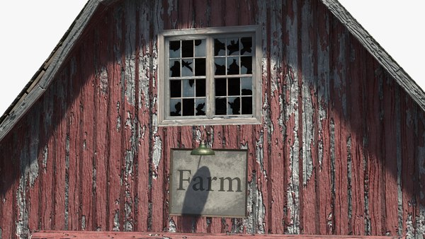 Old abandoned wooden barn model - TurboSquid 1627851