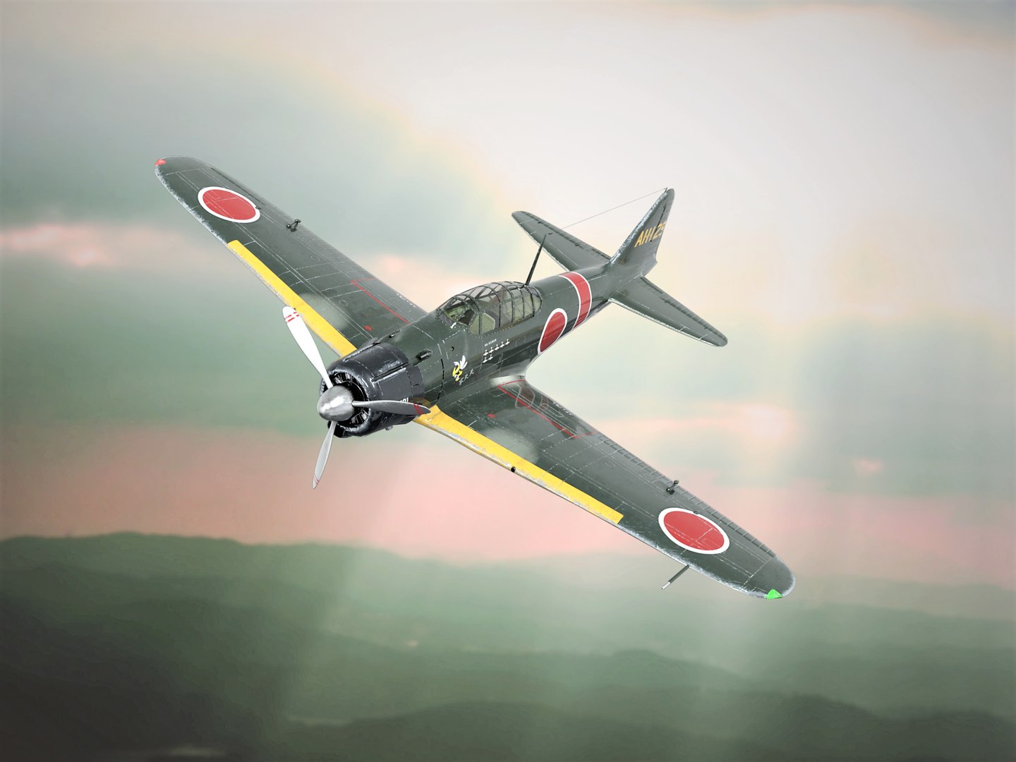 Mitsubishi A6M Zero Low-poly 3D Model 3D Model - TurboSquid 2369182