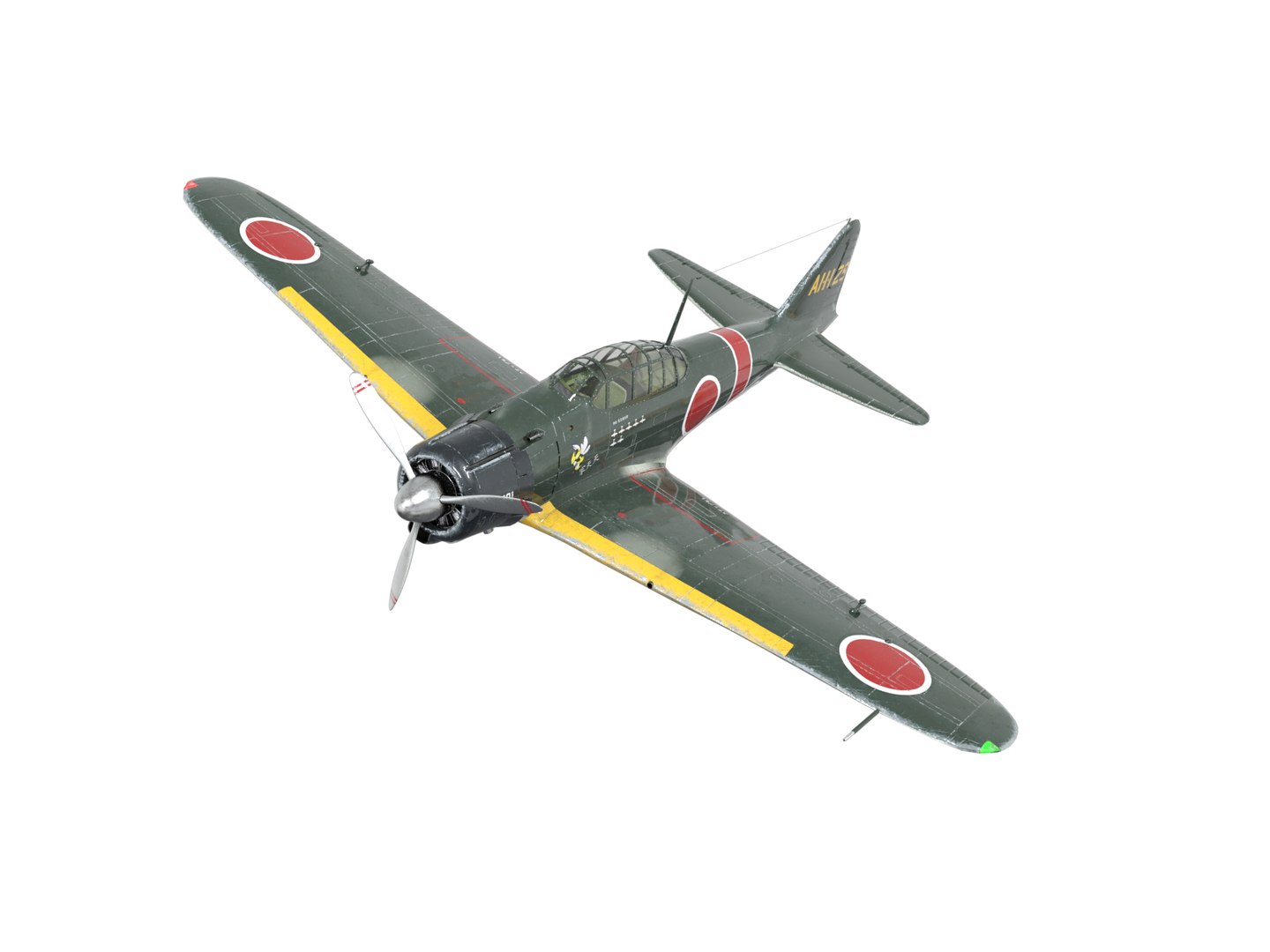 Mitsubishi A6M Zero Low-poly 3D Model 3D Model - TurboSquid 2369182