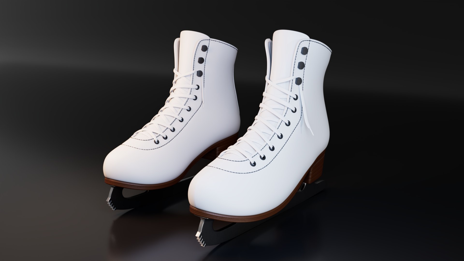 3D Model Ice Skate Shoe - TurboSquid 2321737