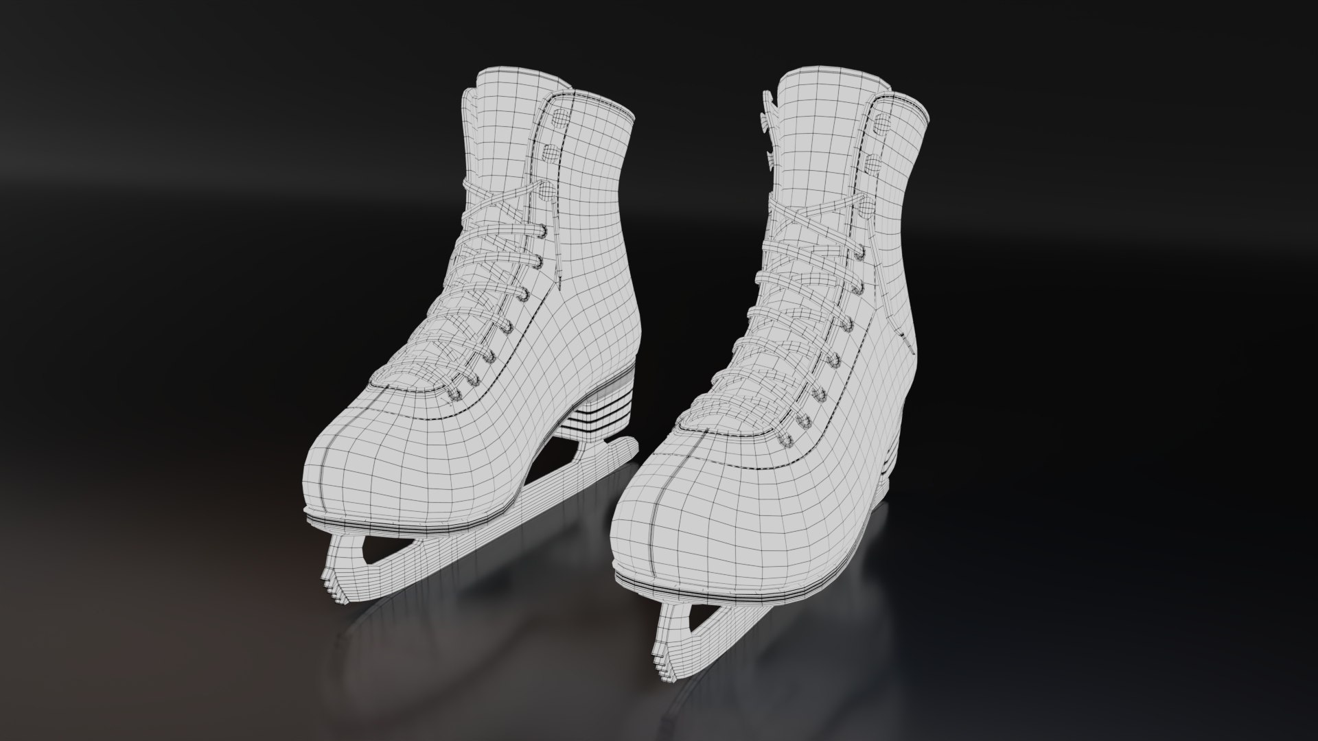 3D Model Ice Skate Shoe - TurboSquid 2321737