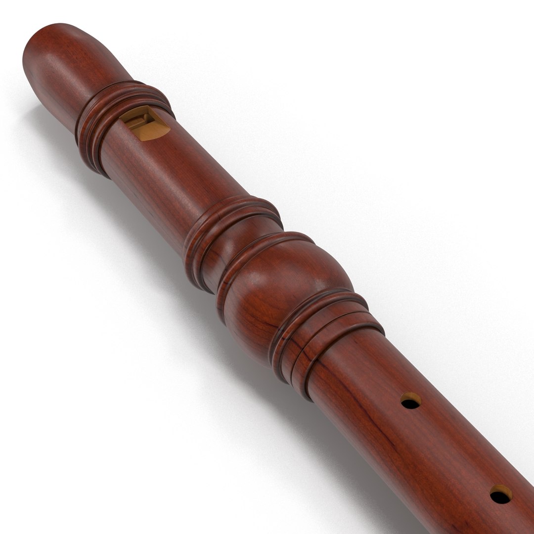 recorder musical instrument 3d model