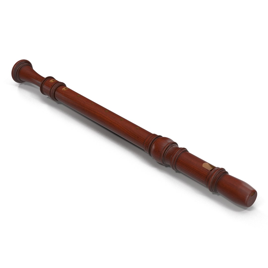 recorder musical instrument 3d model