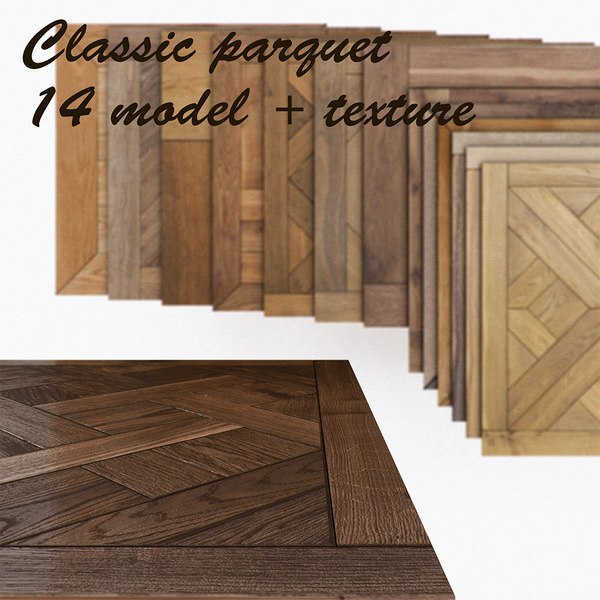 classic parquet 3d model