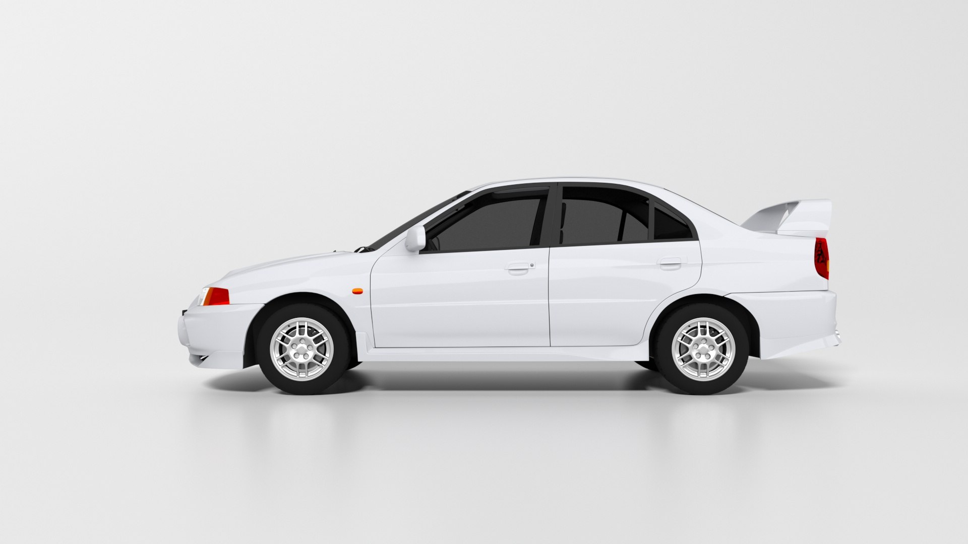 3D Model Mitsubishi Lancer Evolution EVO IV - TurboSquid 2488862