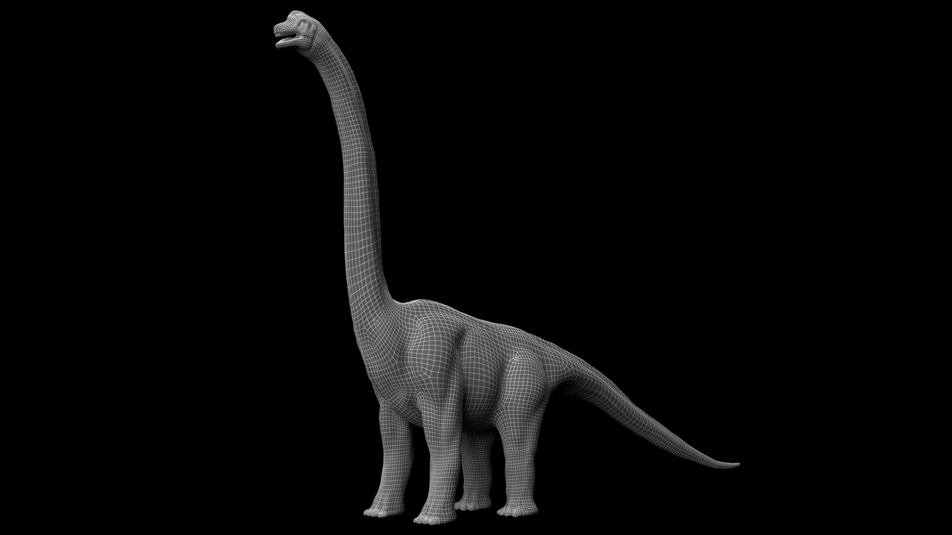 Brachiosaurus Sauropod Dinosaur 3D Model - TurboSquid 2321276