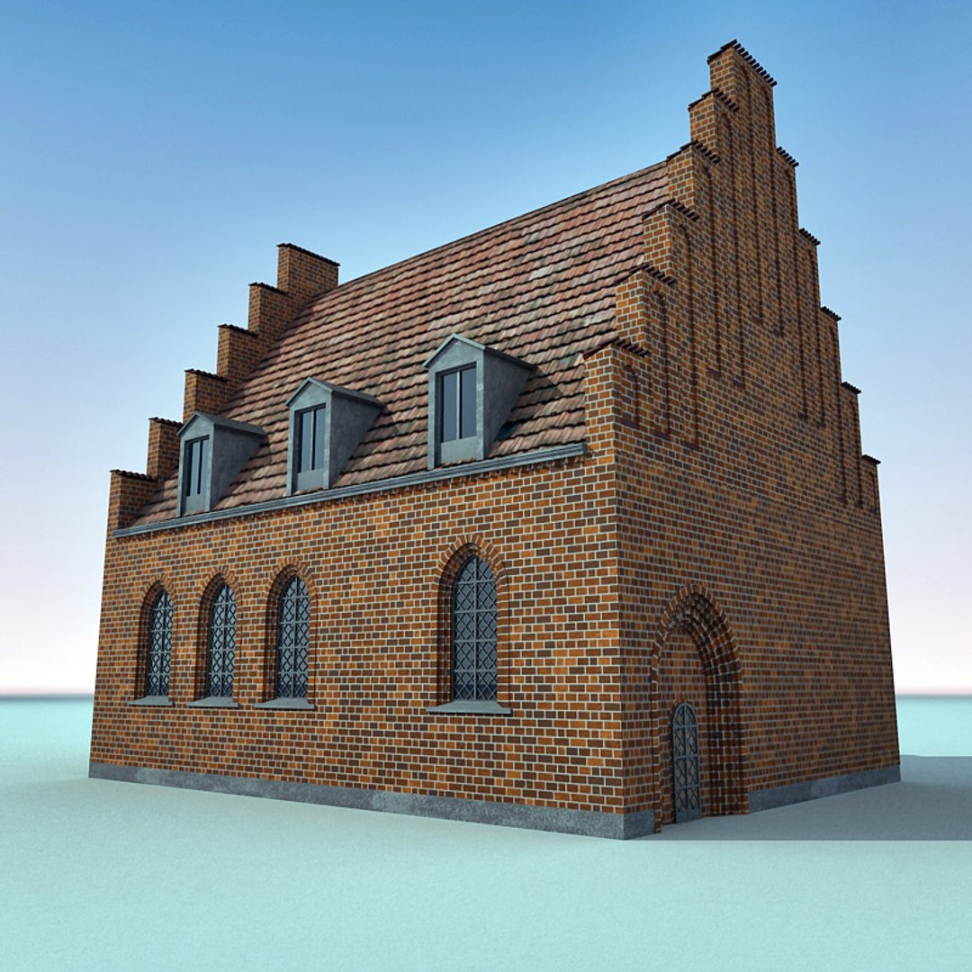 3d Building Denmark An