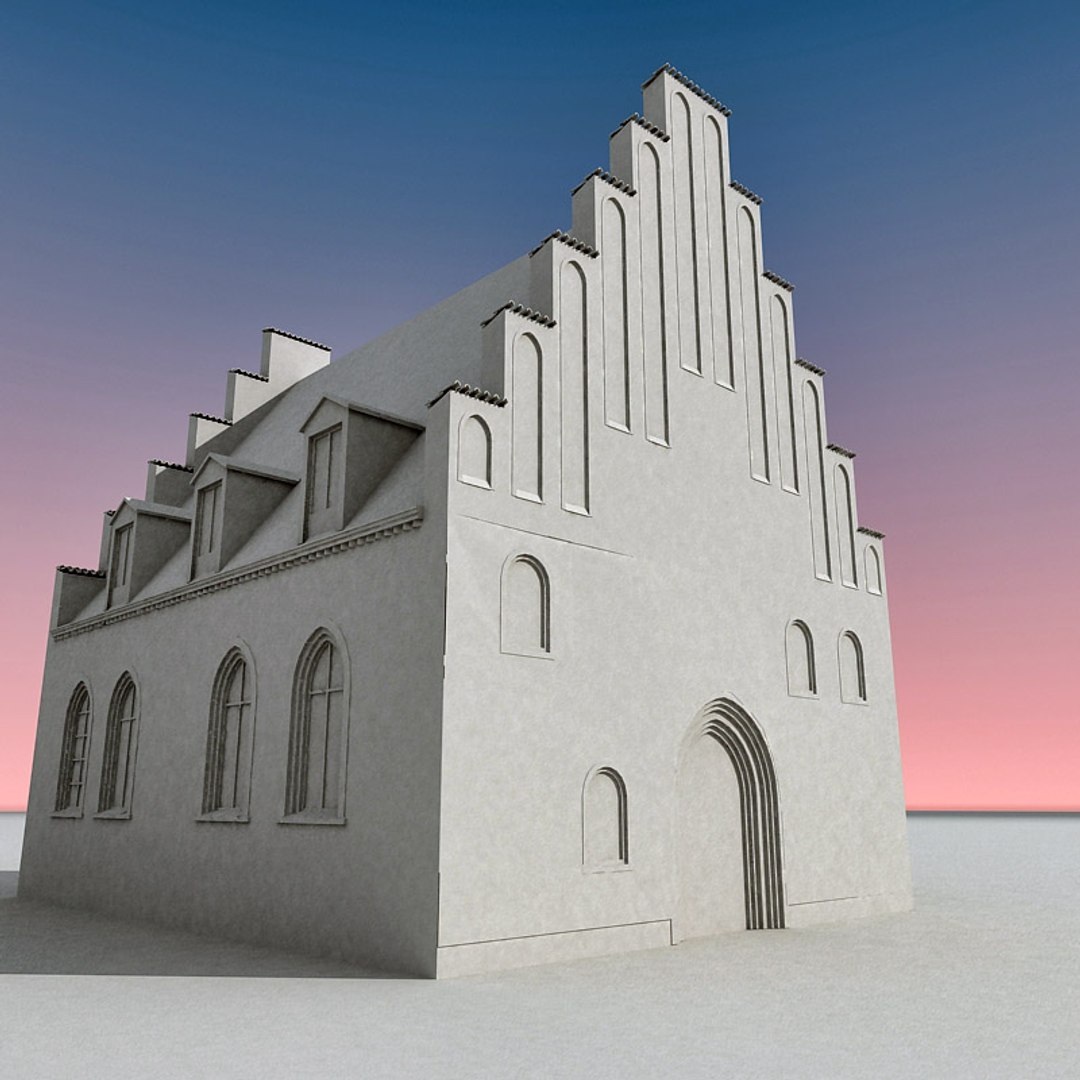 3d Building Denmark An