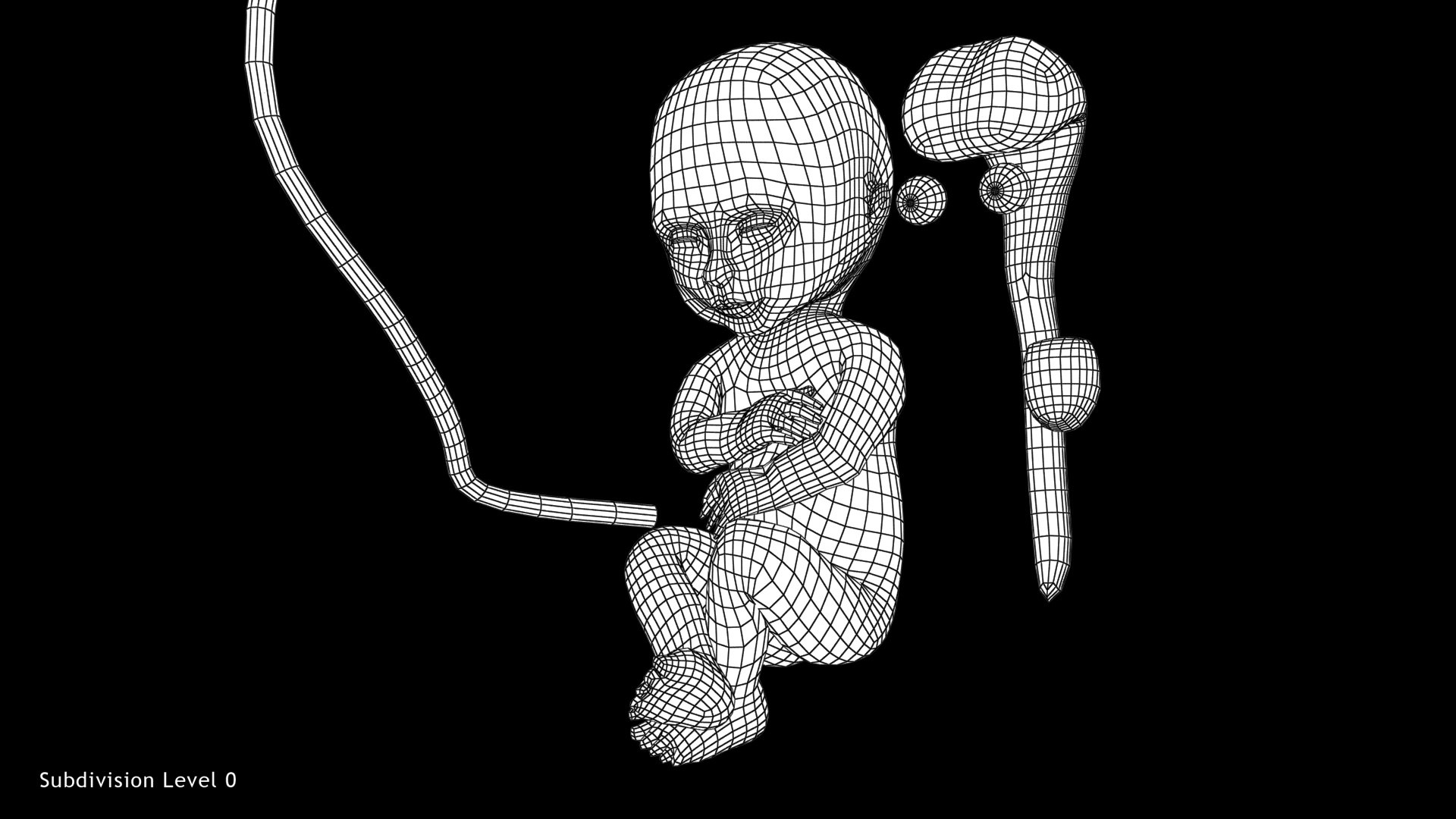 24 Weeks Human Fetus Model - TurboSquid 2036311